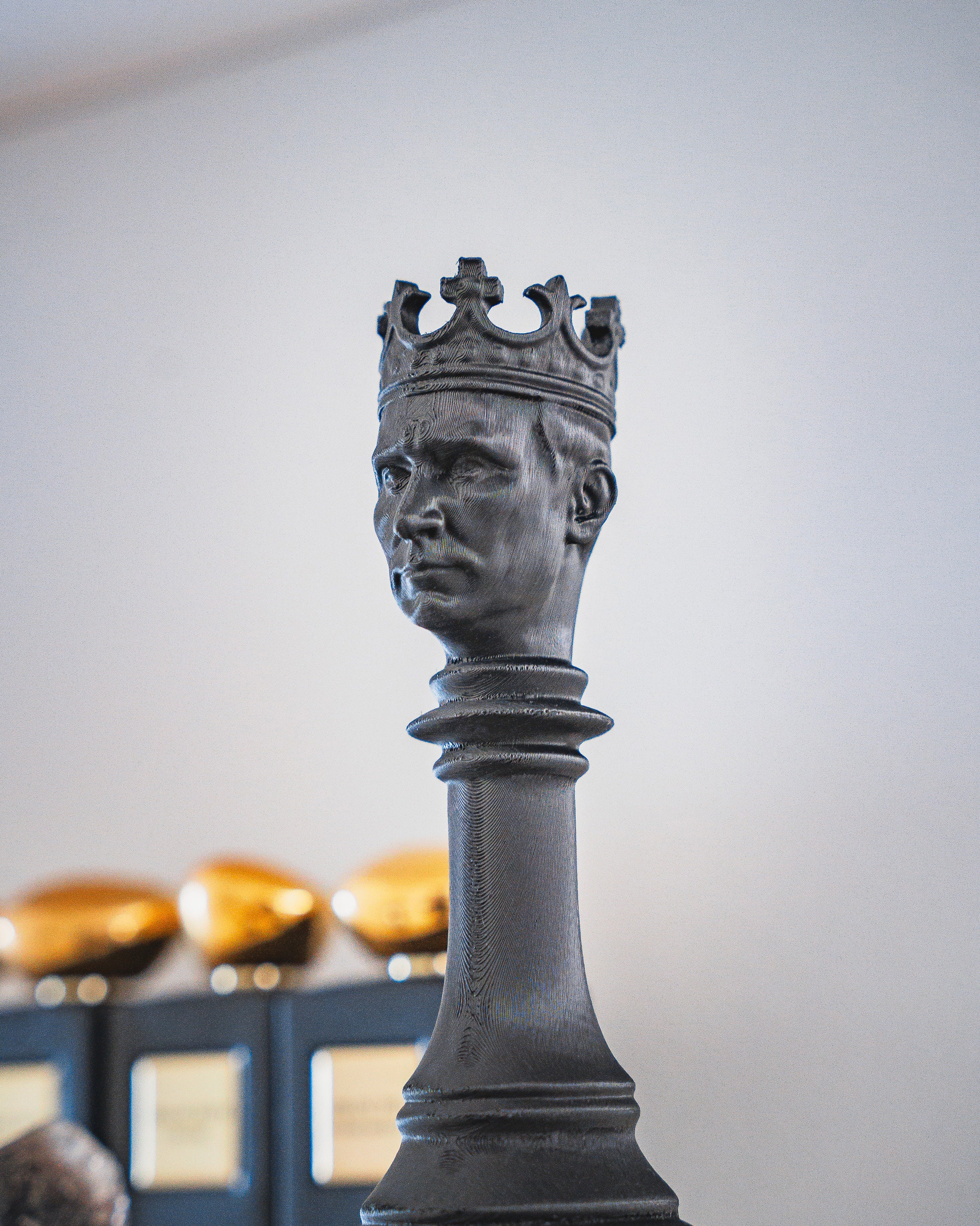 Vladimir Putin Bust Chess Piece Russian President, Putin Chess King ...
