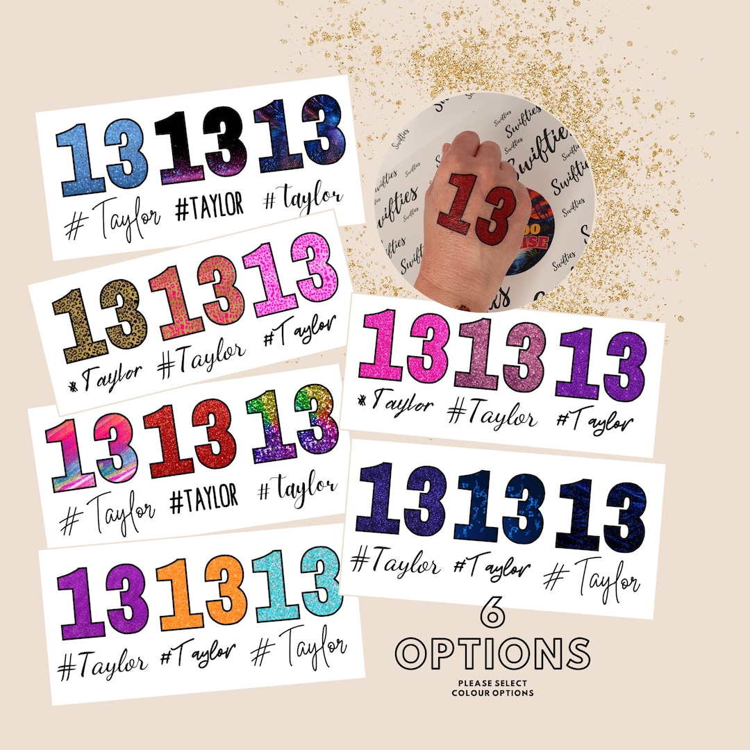 Swifties No.13 / Swifties Tattoos / Swifties / Swifties Gift / Taylor ...
