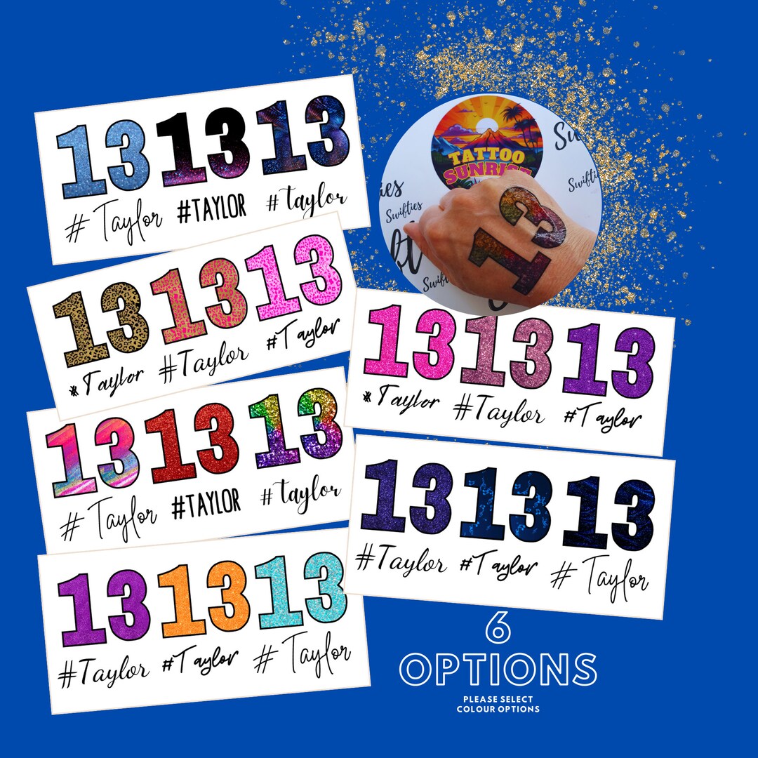 Swifties No.13 / Swifties Tattoos / Swifties / Swifties Gift / Taylor ...