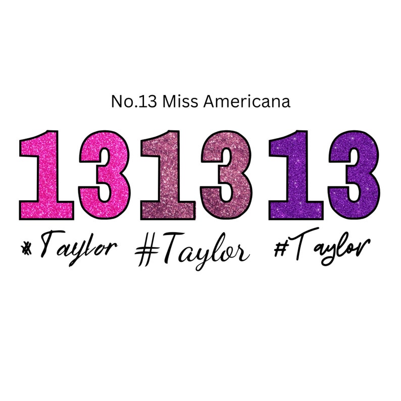 Swifties No.13 / Swifties Tattoos / Swifties / Swifties Gift / Taylor ...