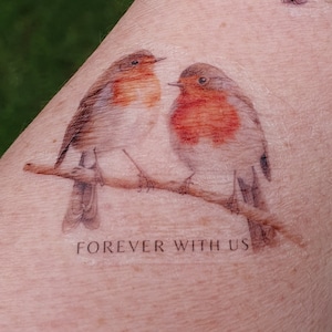 Robins Temporary Tattoo / Robin Mum Dad / Robin Nan Grandad / Robin ...