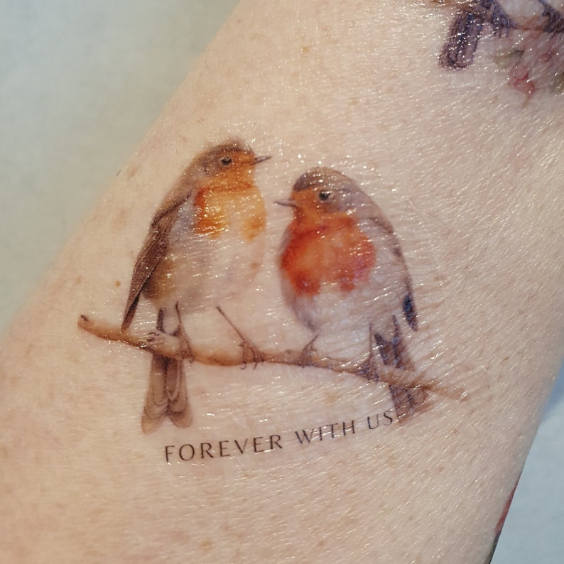 Robins Temporary Tattoo / Robin Mum Dad / Robin Nan Grandad / Robin ...