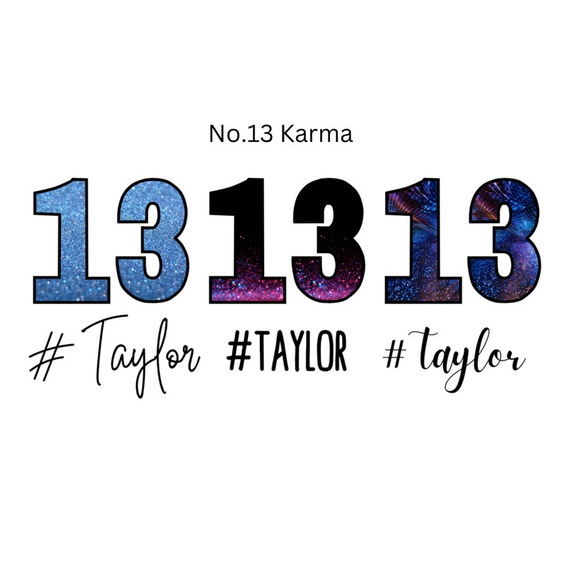 Swifties No.13 / Swifties Tattoos / Swifties / Swifties Gift / Taylor ...