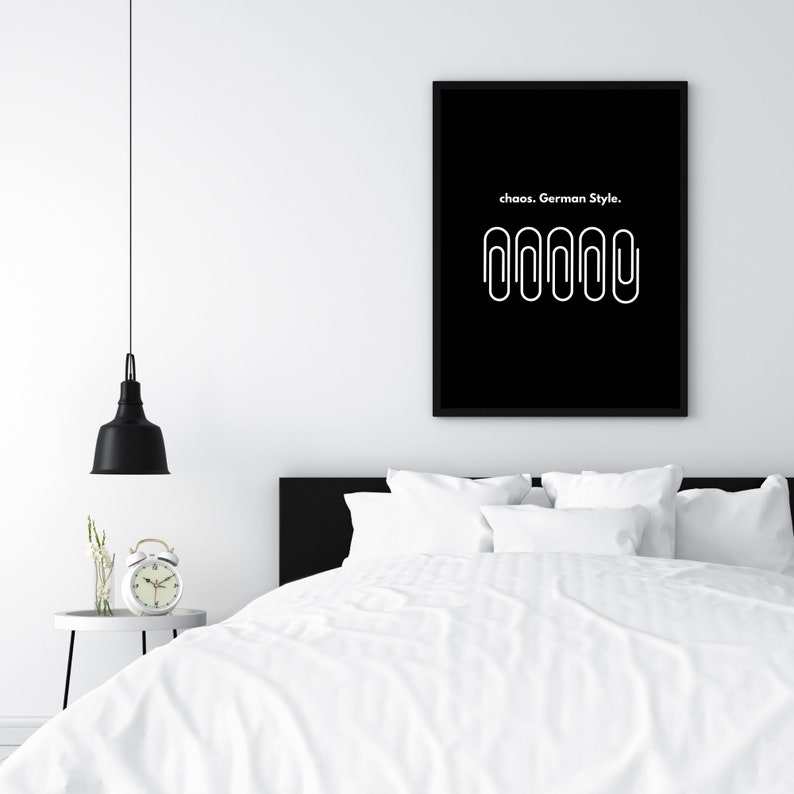 German Chaos Print Ready Poster Design Digital Art Instant Download ...