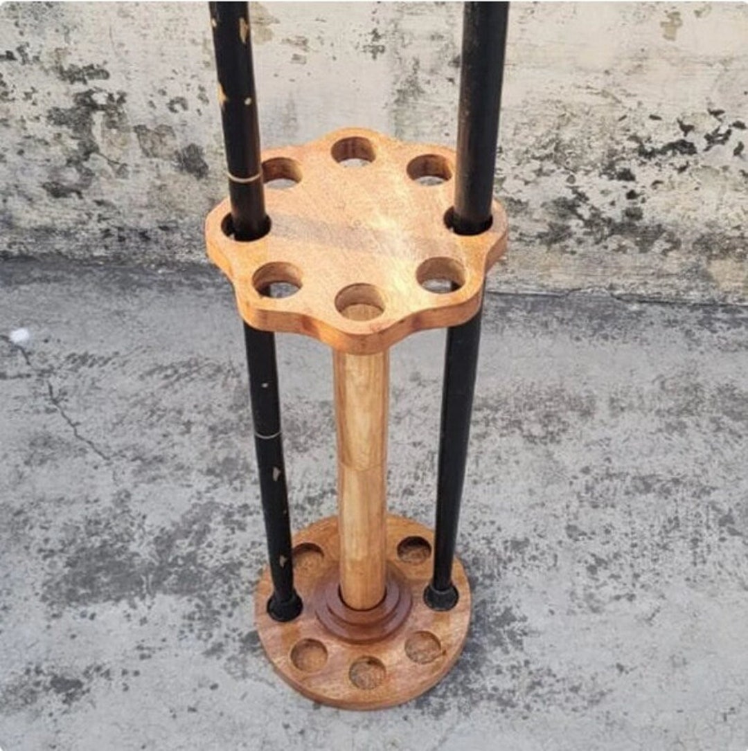 Walking Stick Rack Wooden Storage Rack for Walking Canes Sticks ...