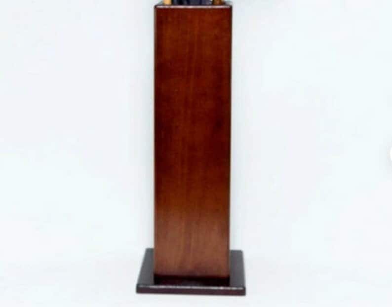 Walking Stick Rack Wooden Storage Rack for Walking Canes Sticks ...