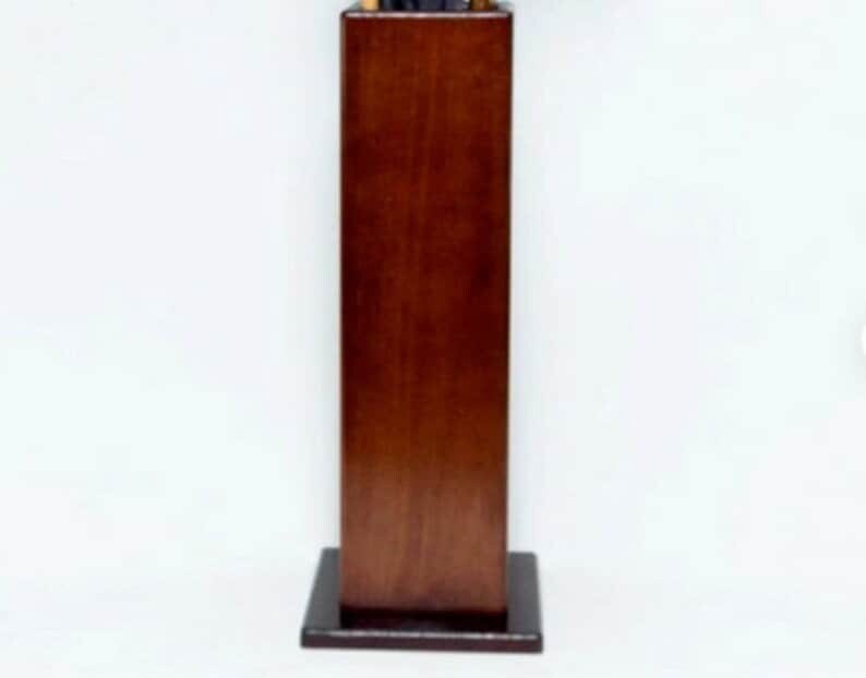 Walking Stick Rack Wooden Storage Rack for Walking Canes Sticks ...