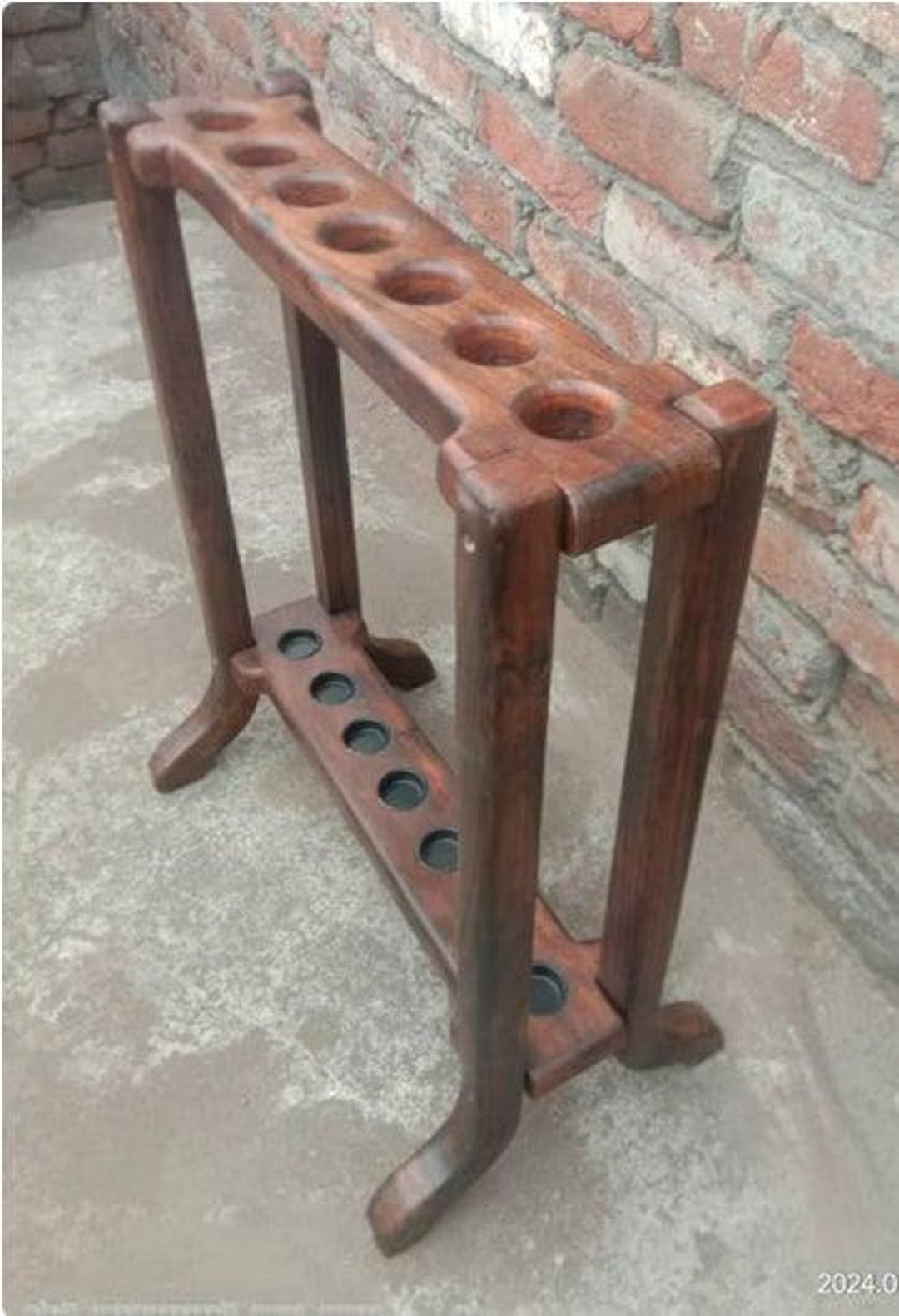 Wooden Walking Stick Stand/ Walking Cane Stand/ Walking Stick Holder ...