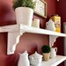Kitchen Shelf Woodne Shelf Corble Cell Wall Shelf Corbel Shelf / Rustic ...