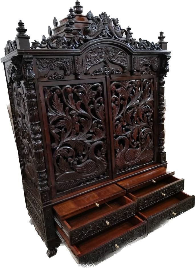 Handmade Brown Wooden Home Temple - Etsy