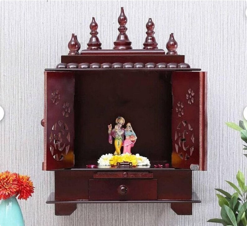 30 Home Temple Pooja Mandap/wooden Temple Mandir for - Etsy