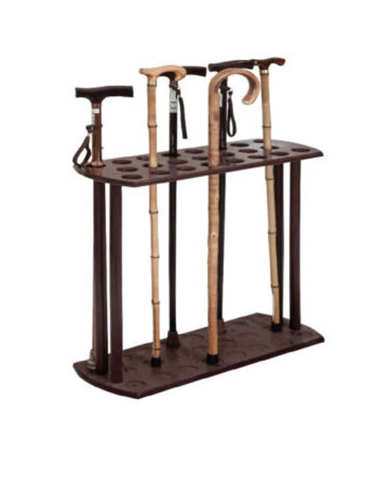 Walking Stick Rack Wooden Storage Rack for Walking Canes Sticks ...
