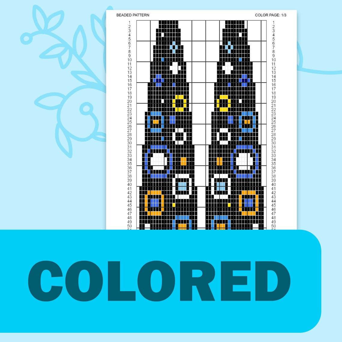 PDF Pattern of Gerdan "winter Owl", Pattern for Gerdan, Template for ...