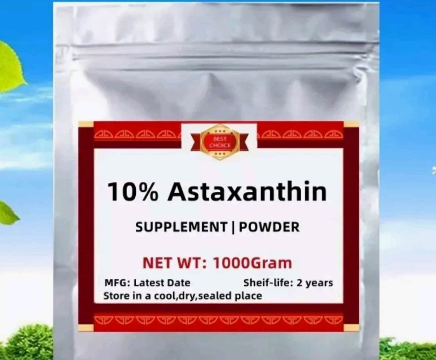 Astaxanthin Extract Powder, 100g, Contains 10% Astaxanthin - Etsy
