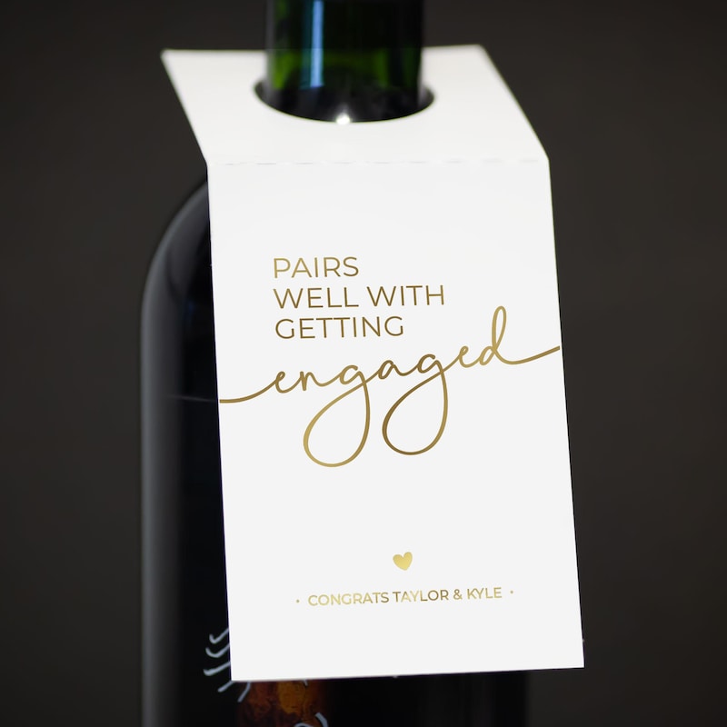 Custom Wine Bottle Hang Tags - Etsy