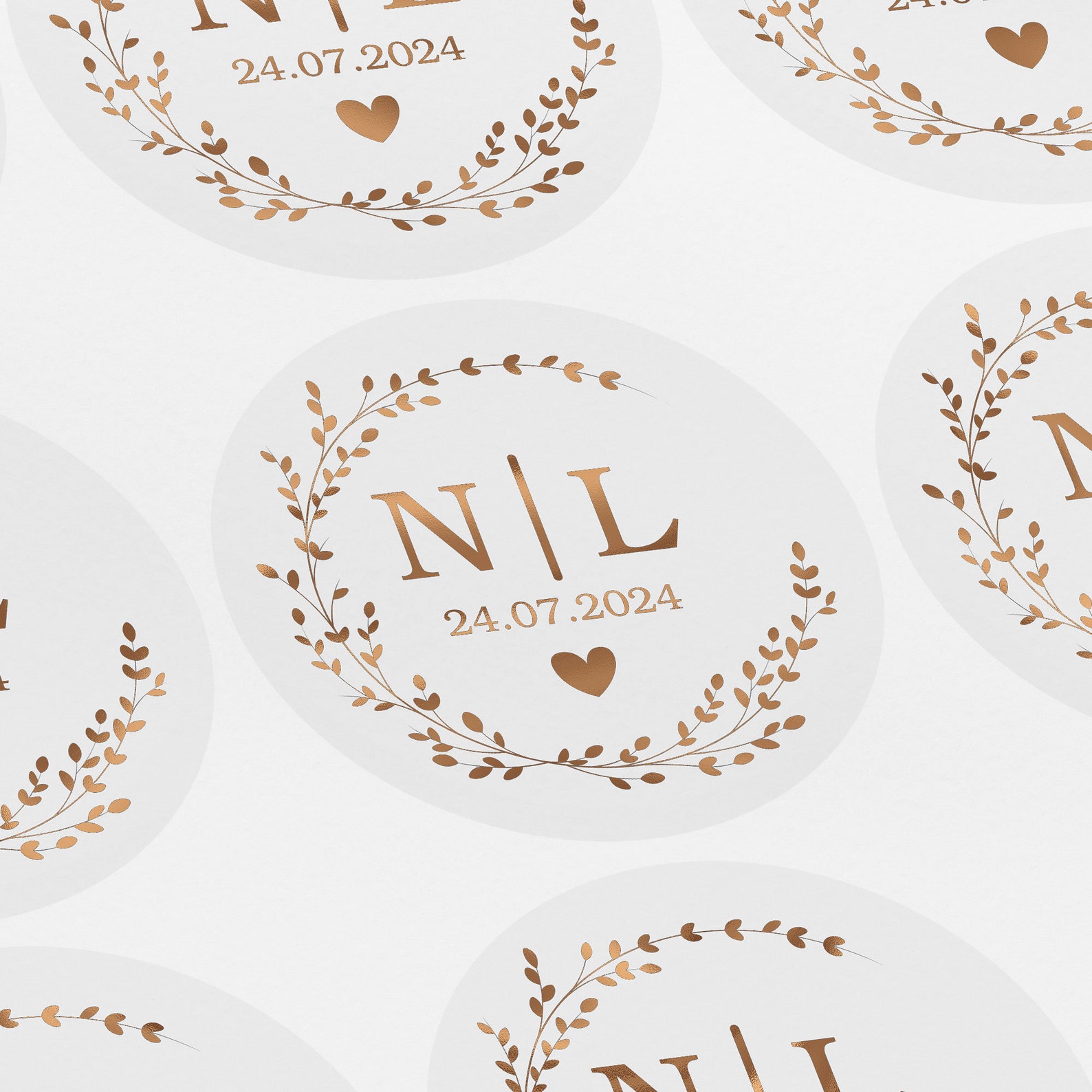 Initial Monogram Sticker, Envelope Seal, Wedding Favour Stickers ...
