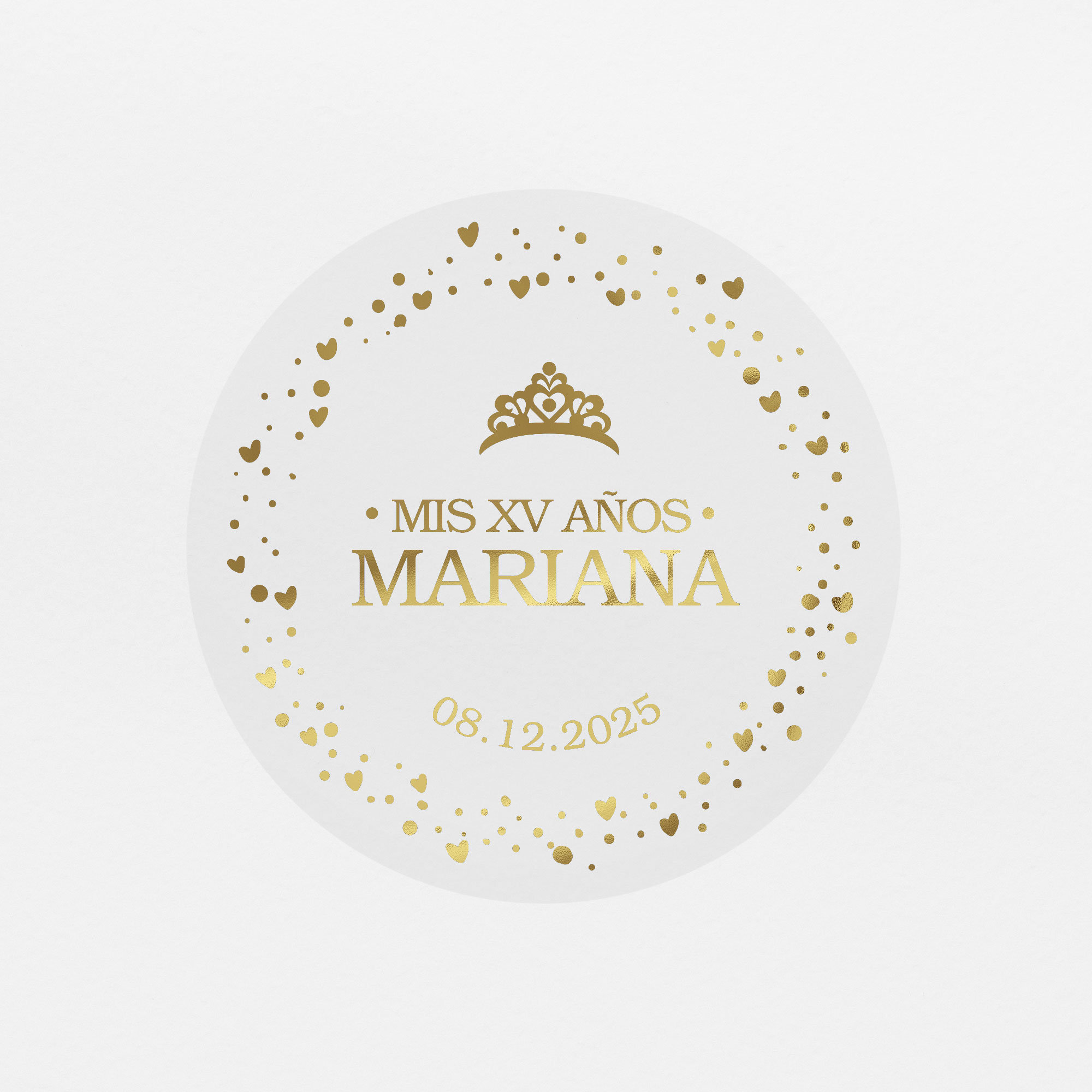 Quinceañera Sticker, Mis XV Años, Envelope Seal, 15th Birthday Stickers ...