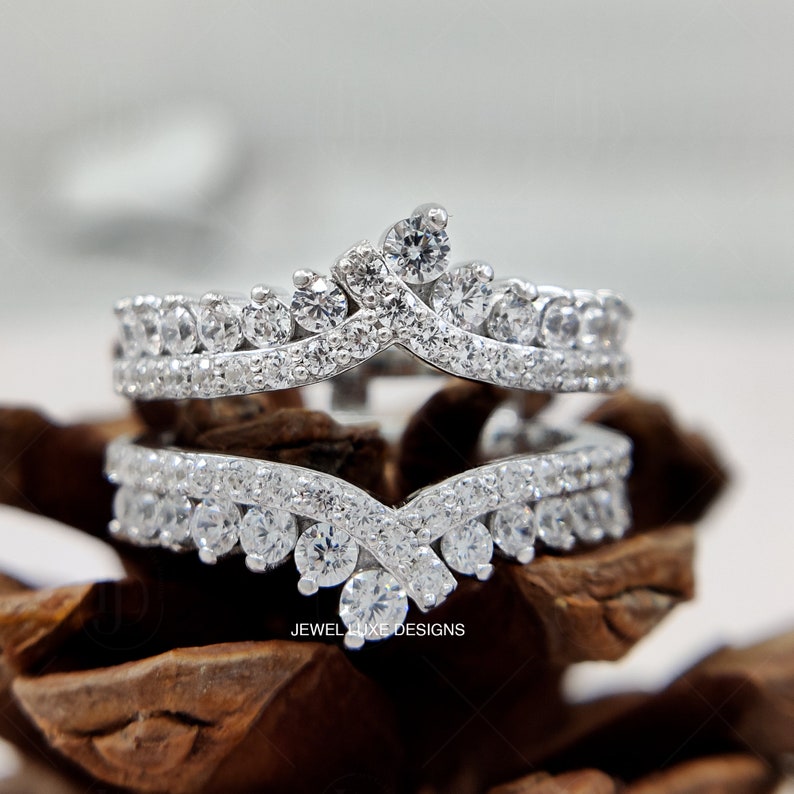 Customizable Ring Enhancer, Art Deco Moissanite Enhancers and Wraps ...