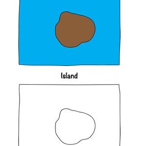 Montessori Landforms Worksheets & Activities - Etsy