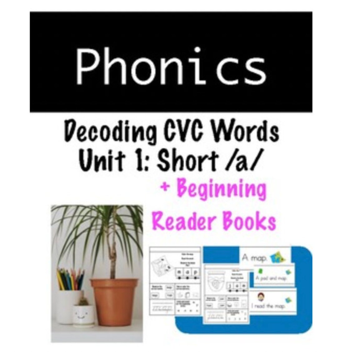 Phonics! Decoding CVC Words & Beginning Reader Books - Etsy