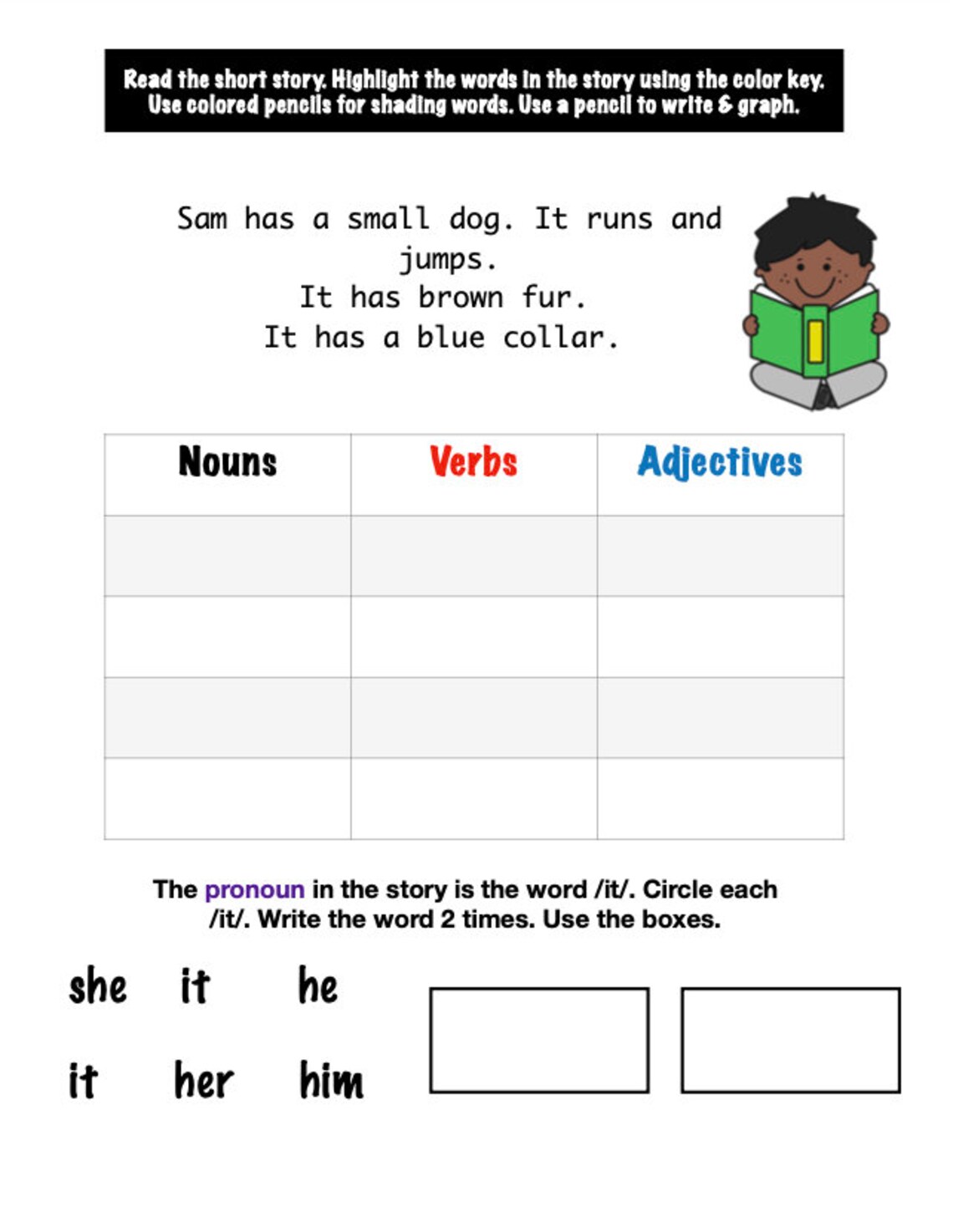 First Grade Grammar Workbook - Etsy