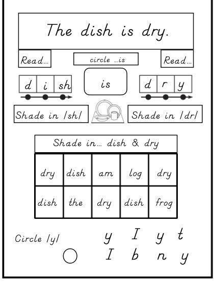 Decoding Worksheets for First Grade Phonics - Etsy