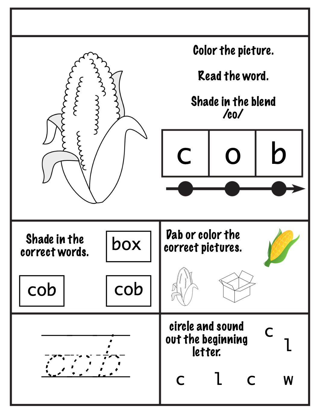 Kindergarten Phonics: CVC Words /short O/ With Readers - Etsy
