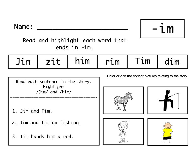 Phonics, Decoding, and Reading Comprehension Worksheets - Etsy