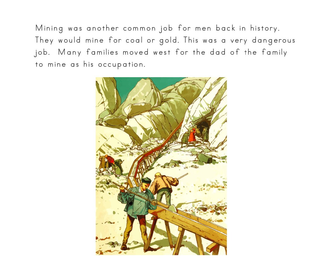 Charlotte Mason Morning Work: Pioneers and the Mining Era - Etsy