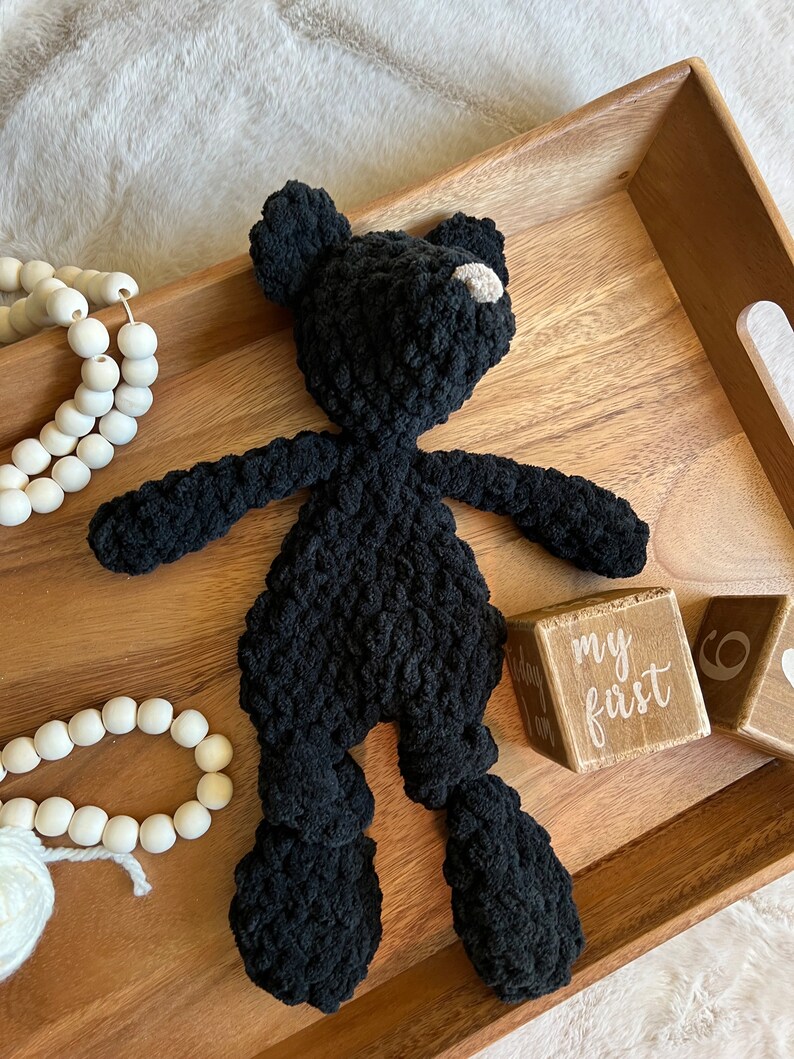 Mini Bear Snuggler Minimalist Design First Teddy Bear Baby Safe - Etsy