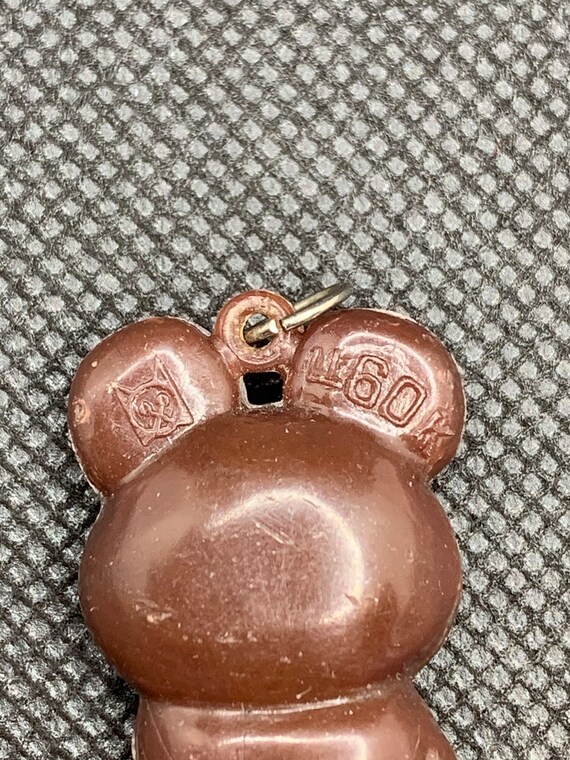 Soviet Vintage Keychain Olympic Bear. USSR Keychain. - Gem