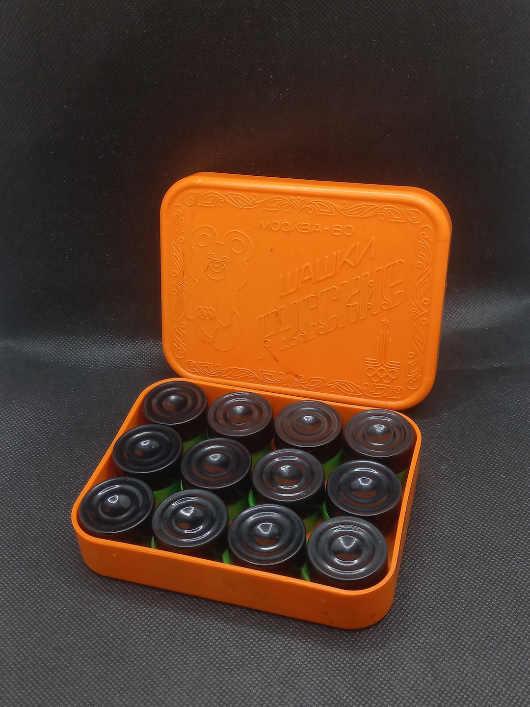 Soviet Vintage Checkers From the 80s Olympics. Checkers Olympic Bear ...