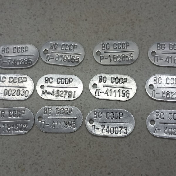 Russian Army Dog Tag - Etsy