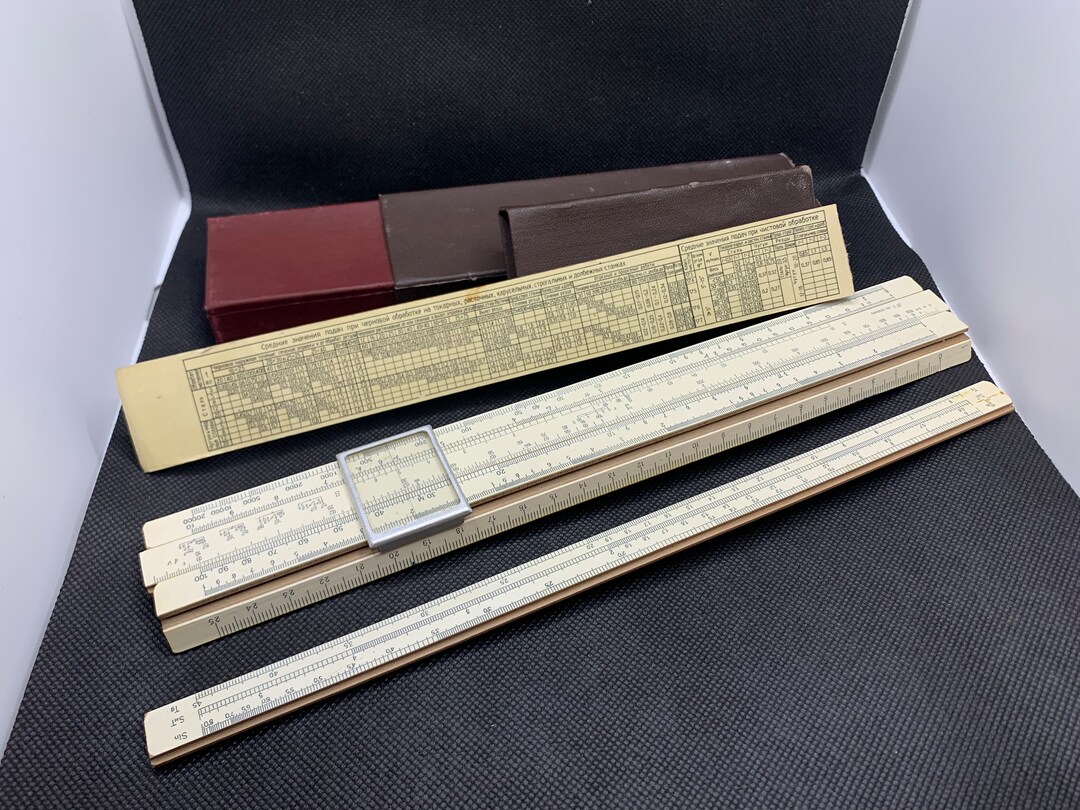 USSR Vintage Logarithmic Slide Rule - Etsy
