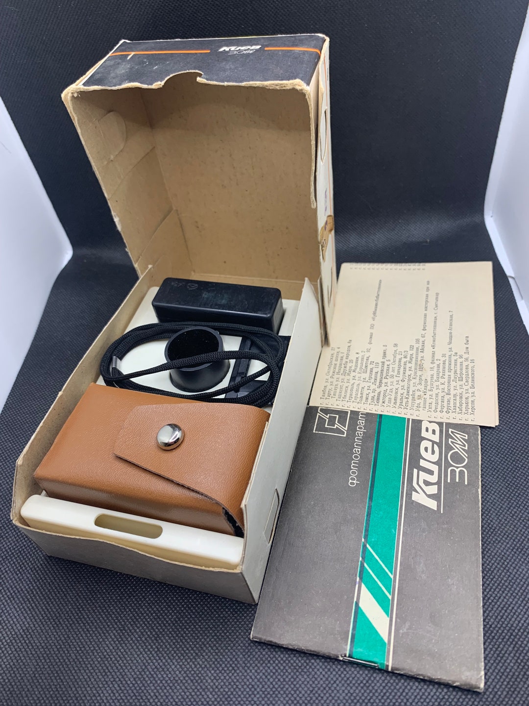 Soviet Spy Kgb CAMERA Subminiature KIEV-30M Soviet Union USSR Full Set ...