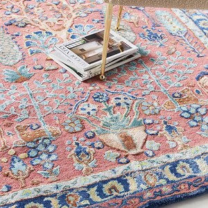 Hand Tufted Jules Rug Multi Colored Rug Wool and Viscose Rug With ...