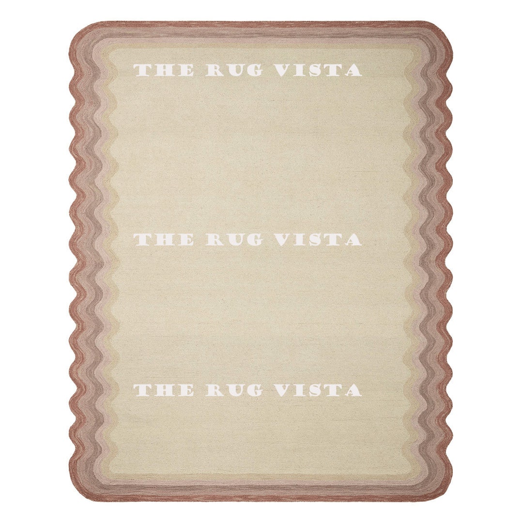 Hand Tufted Rug Hand Hooked Rug Buena Onda Rug in Rose BUE-02 Rose ...