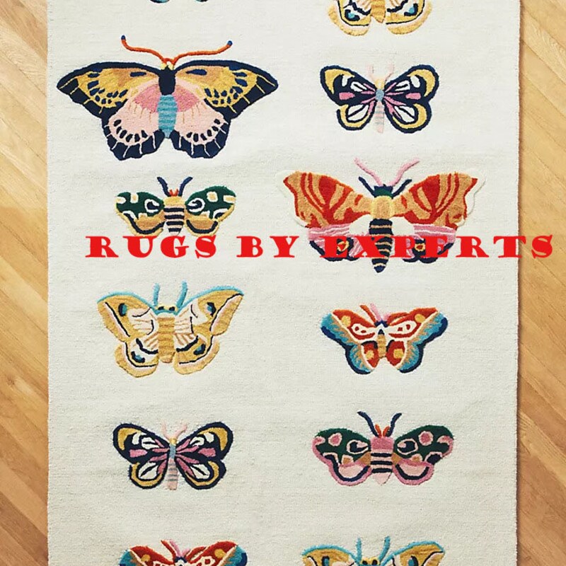 Butterfly Rug - Etsy
