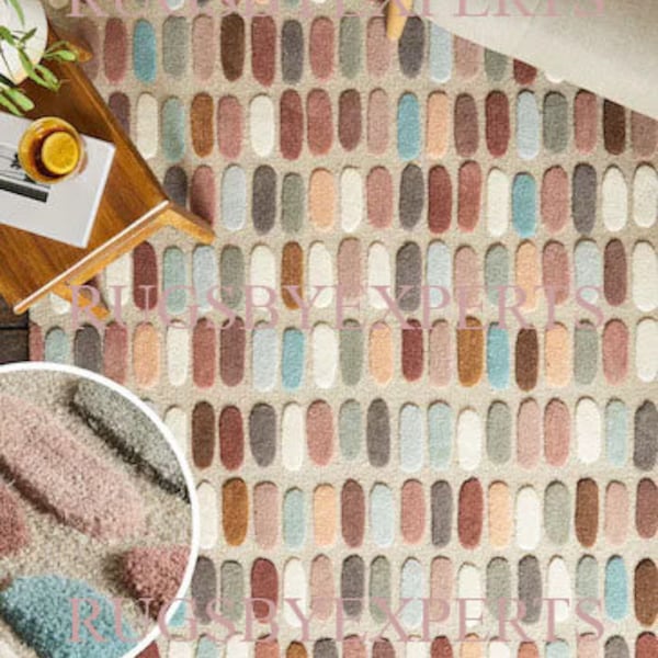 Modern Terracotta Area Rug - Etsy