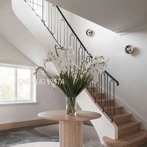 Hand Tufted Rug Kidney Shaped Bean Shaped Pearl White Rug Hand Tuft ...