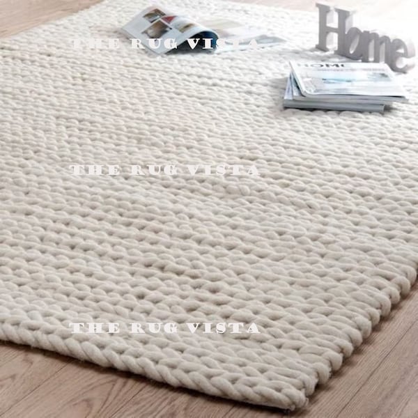 Wool Braided Rug - Etsy