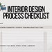 Interior Design Checklist Printable Instant (Download Now) - Etsy