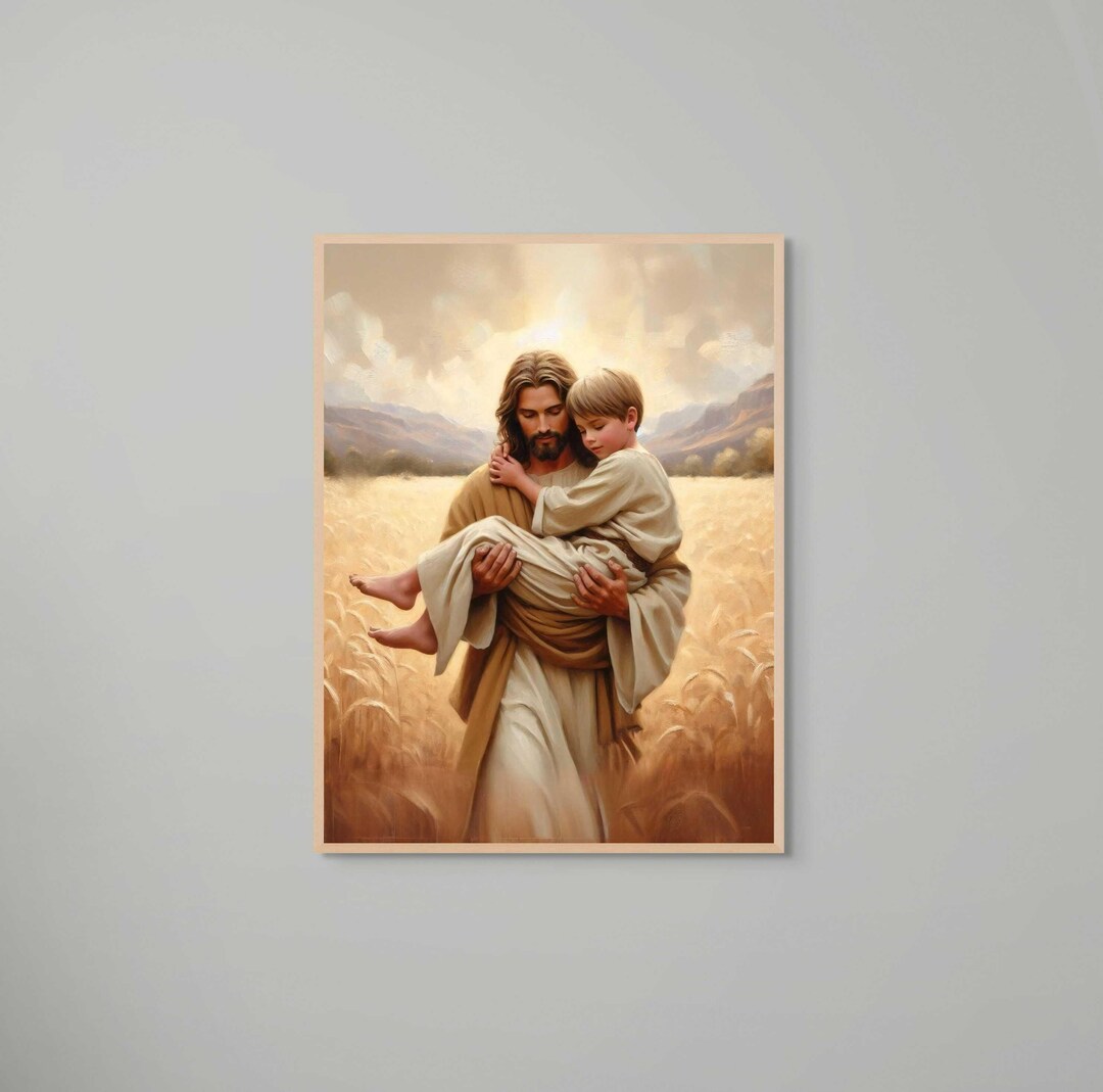 His Savior Art, Modern Christian Art, Jesus and Boy, Jesus Art, LDS Art ...