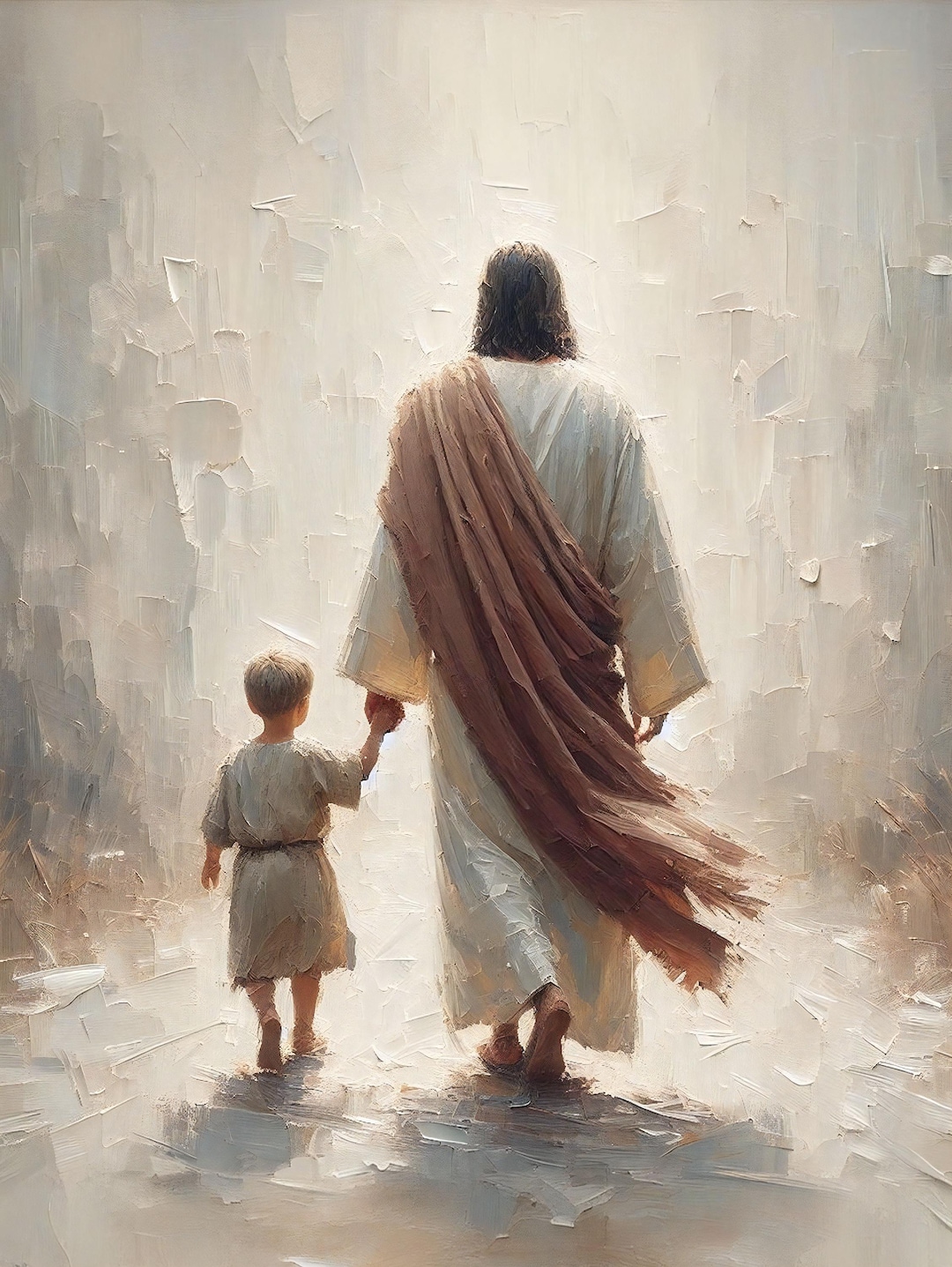 Follow Jesus, Christian Painting, Jesus With Boy, Jesus Prints, LDS Art ...