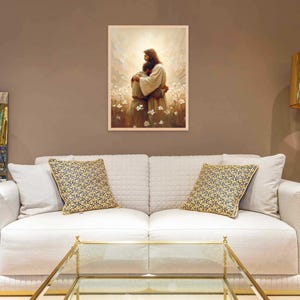 Jesus Loves You, Christian Painting, Jesus Hugging Man, Jesus Painting ...