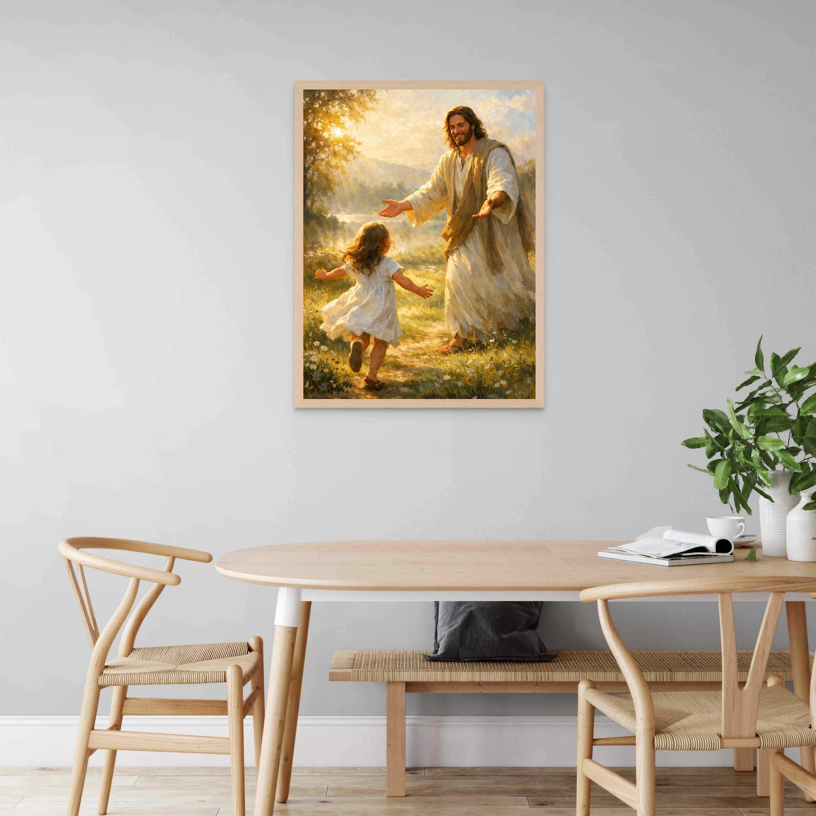 A Leap of Faith, Christian Art, Jesus and Girl, Jesus Painting, LDS Art ...