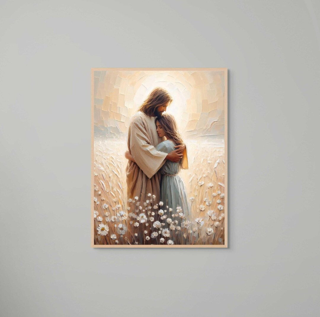 Arms of Faith, Modern Christian Art, Jesus With Girl, Jesus Art, LDS ...