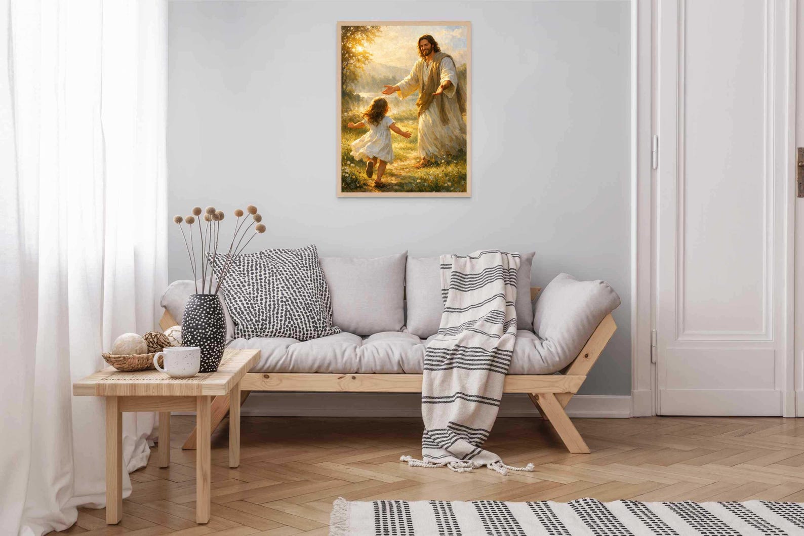 A Leap of Faith, Christian Art, Jesus and Girl, Jesus Painting, LDS Art ...