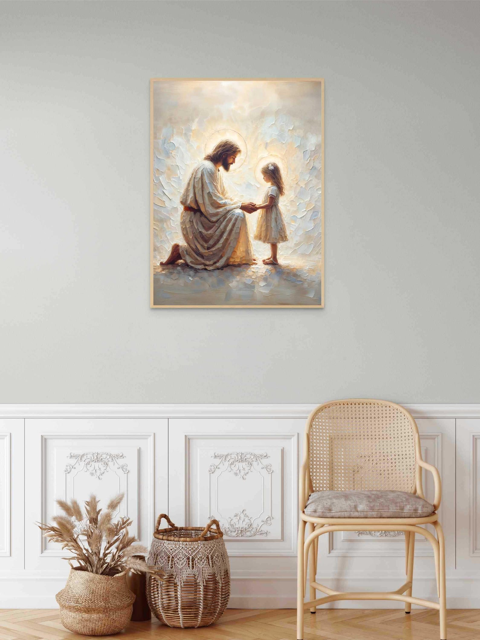 Patience and Love, Modern Christian Art, Jesus and Girl, Jesus Art, LDS ...