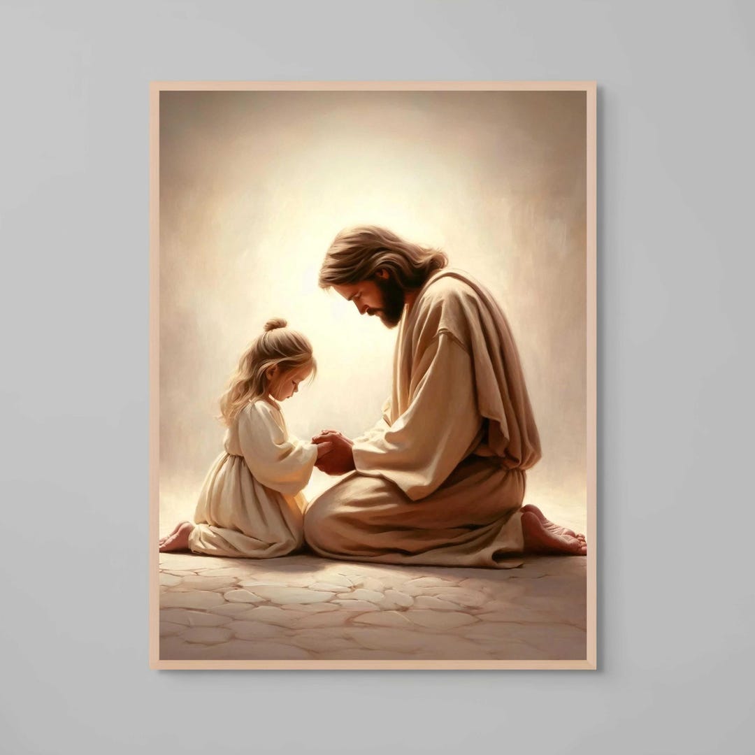 Know Him, Christian Wall Art, Jesus With Girl, Jesus Art, LDS Prints ...